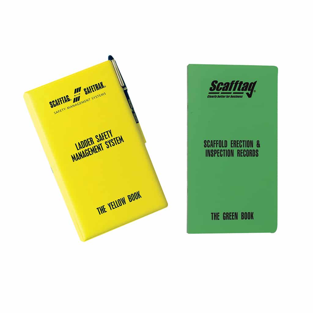 Scafftag Yellow & Green Books - TB Davies™