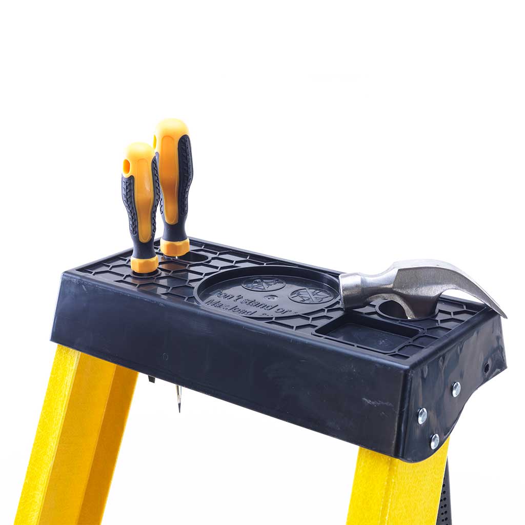 TB Davies Heavy-Duty Fibreglass Platform Step Ladders - TB Davies™